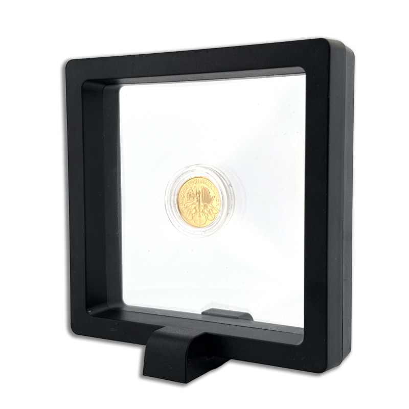 Rámeček na minci 3D box 90 mm černá – elegantní ochrana a prezentace